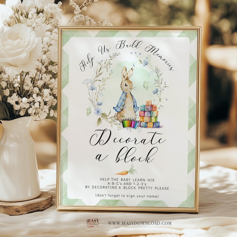 Block Coloring Sign - Etsy