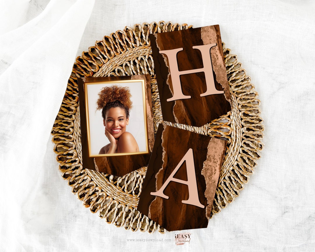 Editable Happy Birthday Banner Shades of Melanin Birthday Banner ...