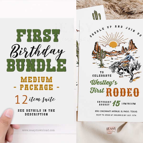First Rodeo Birthday - Etsy