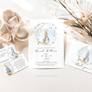 Peter Rabbit Boy Baby Shower Guest Book Sign, Please Sign Our Guest ...