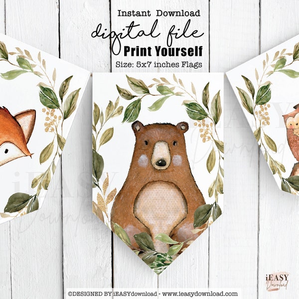 Woodland Animals - Etsy
