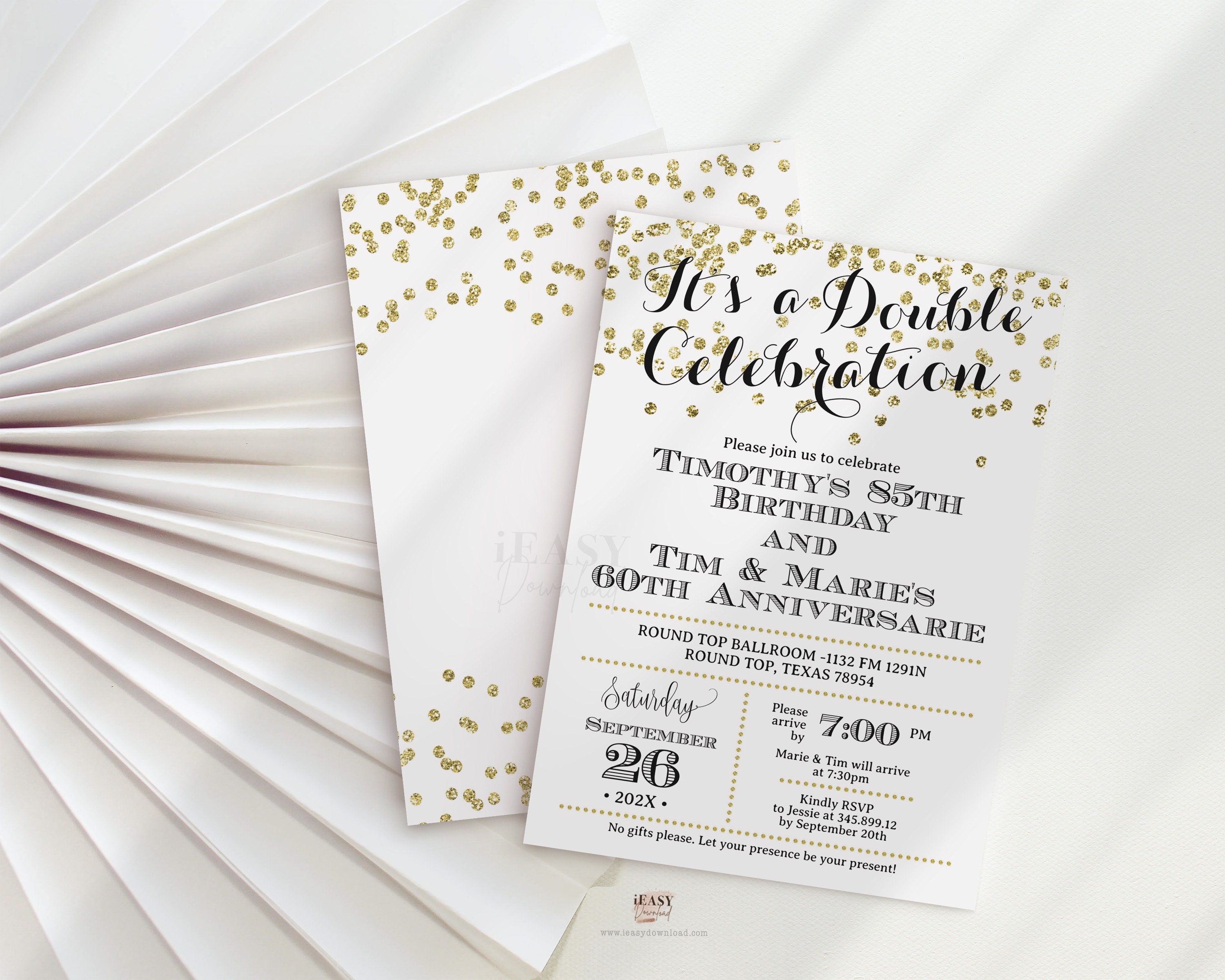 Dual Invitation Wording