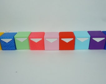 Beat Saber Inspired Cube Note Blocks, Set of Two one of Each Color 3D ...