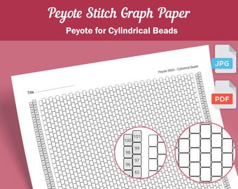 Peyote Stitch Graph Paper - Etsy