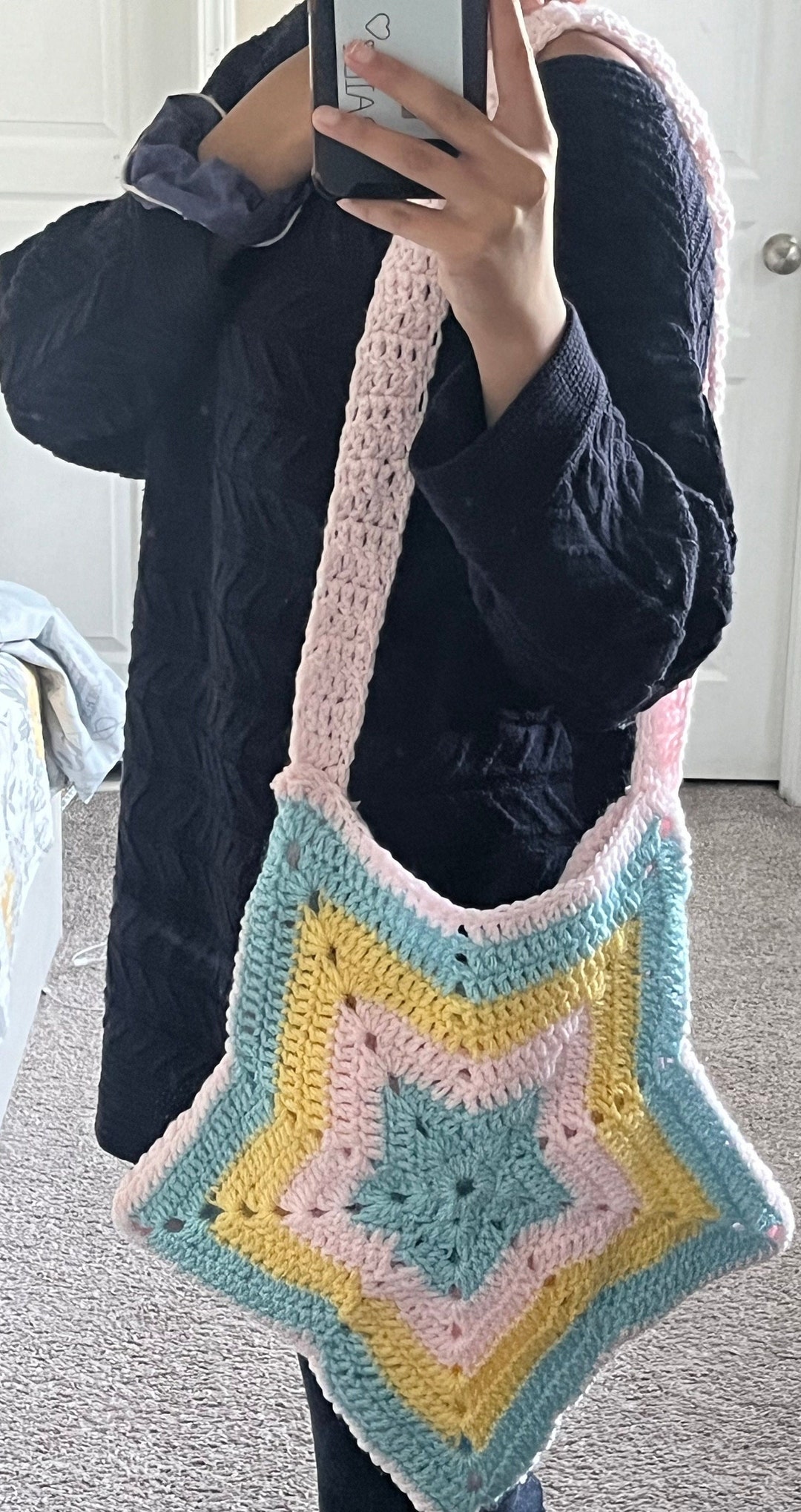 Star Crochet Bag - Etsy
