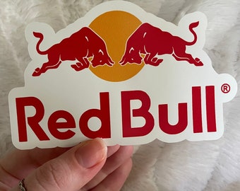 Red Bull Sticker - Etsy