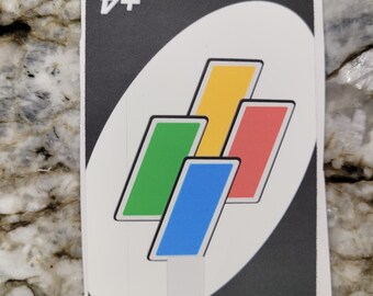 Uno Credit Card Stickers - Etsy