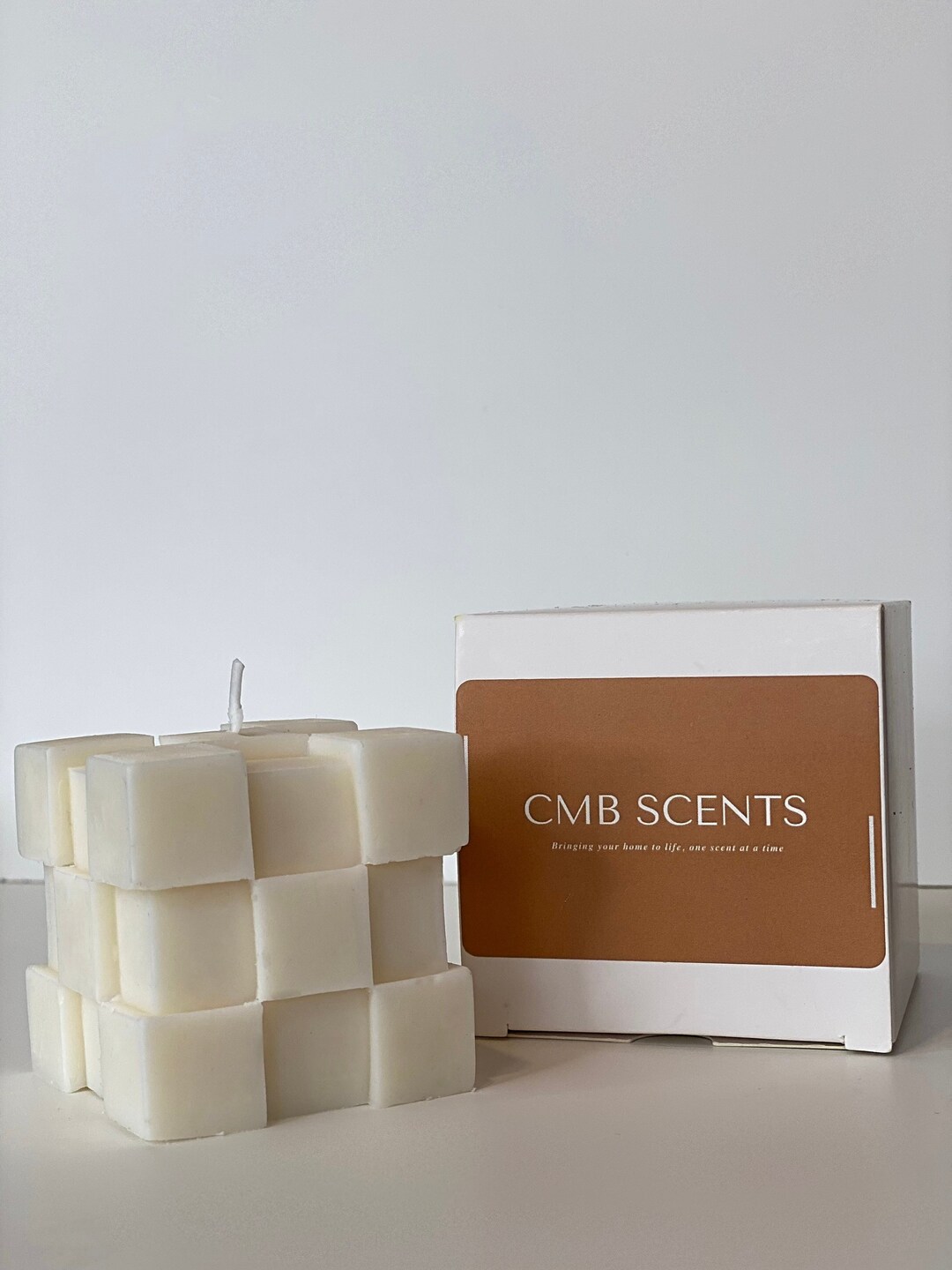The "other Cube" Candle | Rubik's Cube Candle | Soy Pillar Candle ...