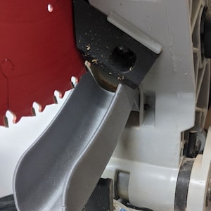 Delta (36-255L) 12 Inch Miter Saw Dust Collection Chute | Blade Shroud ...