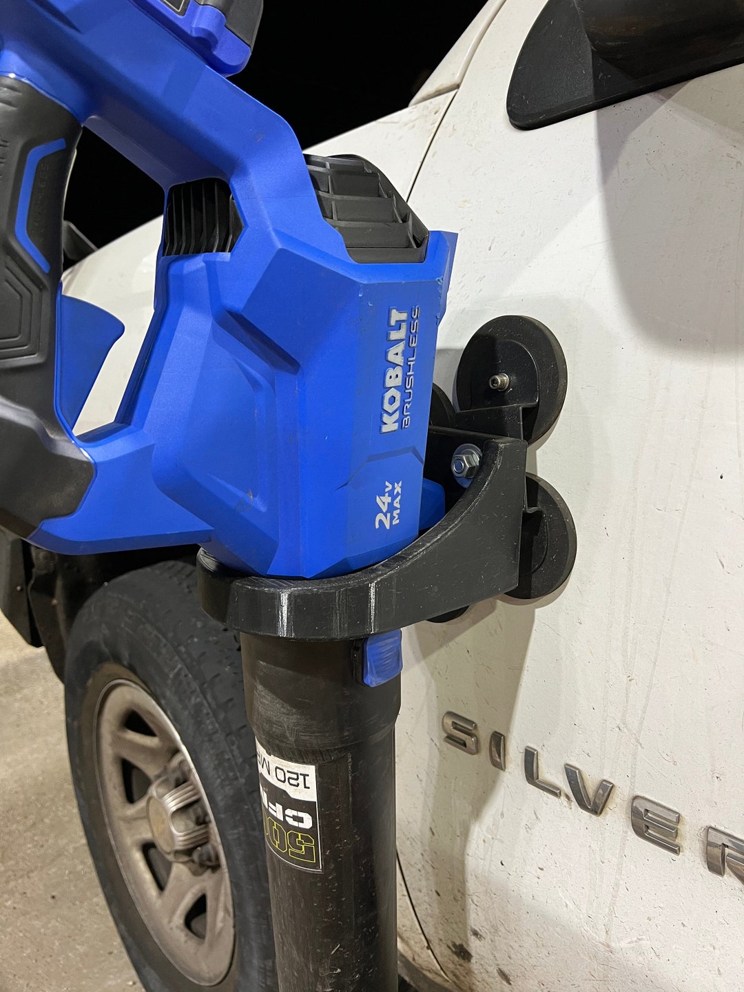 Kobalt 24V Leaf Blower Wall Mount/hanger - Etsy Kobalt 24V Leaf Blower Wall Mount/hanger - Etsy