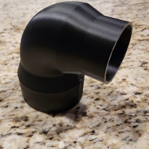 90 Degree Dust Collection Adapter - 2.5" (2 1/2 Inch) to 4" (4-inch ...