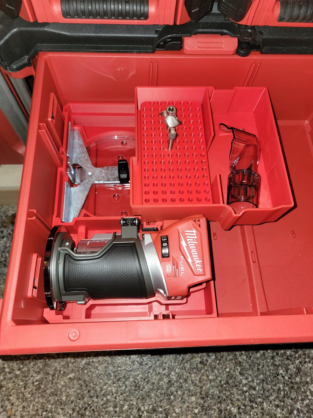 Milwaukee M18 Compact Router (2723-20) Insert for Milwaukee Packout 2 ...