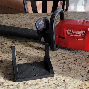 2-piece Wall Mount/hanger Bracket for Milwaukee M18 Hedge Trimmer (2726 ...
