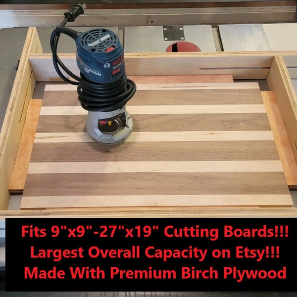 Trim Router Flattening Jig - Etsy Canada