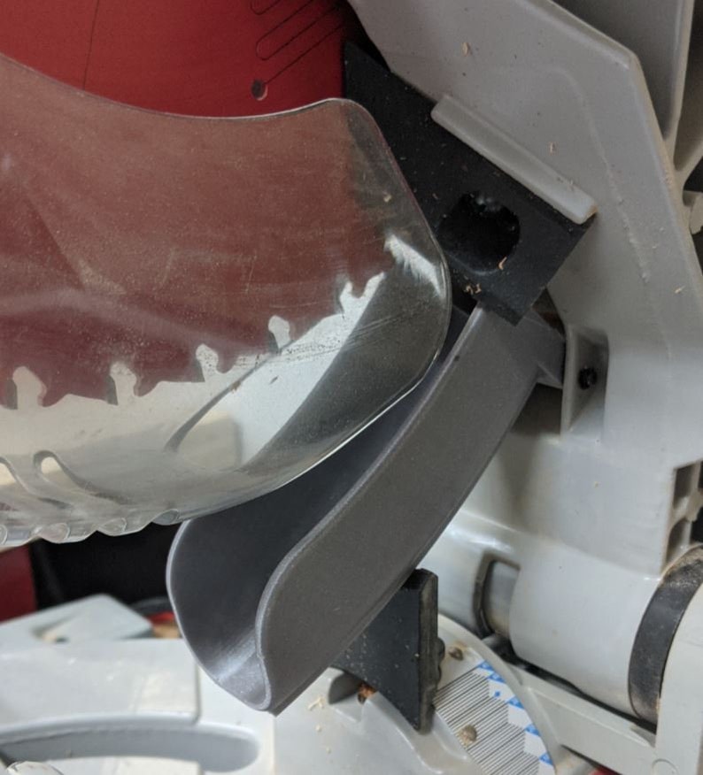 Delta (36-255L) 12 Inch Miter Saw Dust Collection Chute | Blade Shroud ...