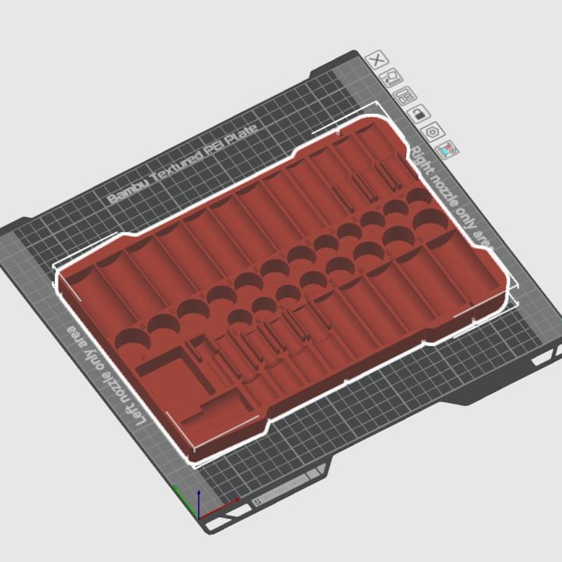 3d Printed Socket Organizer - Etsy
