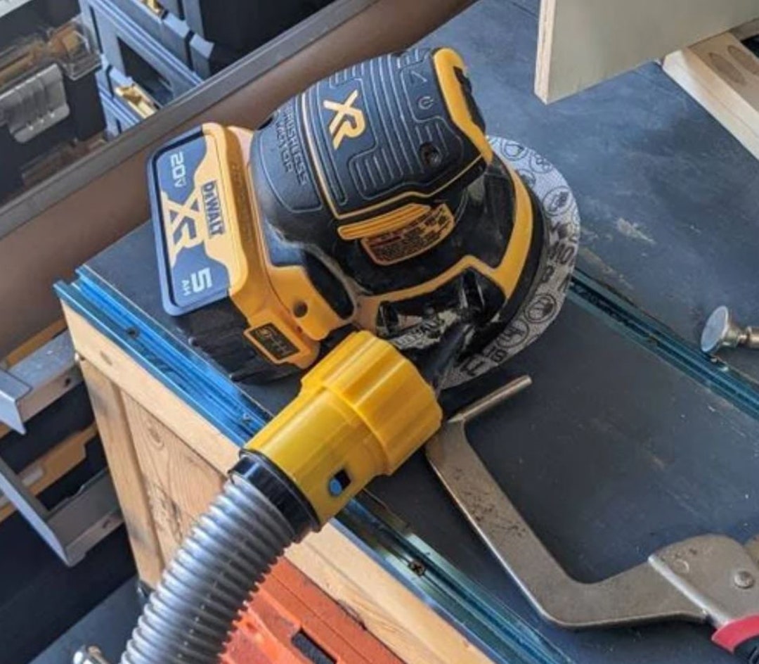 Dewalt 20V Cordless Random Orbit Sander Adapter for 1 1/4" (1.25 Inch ...