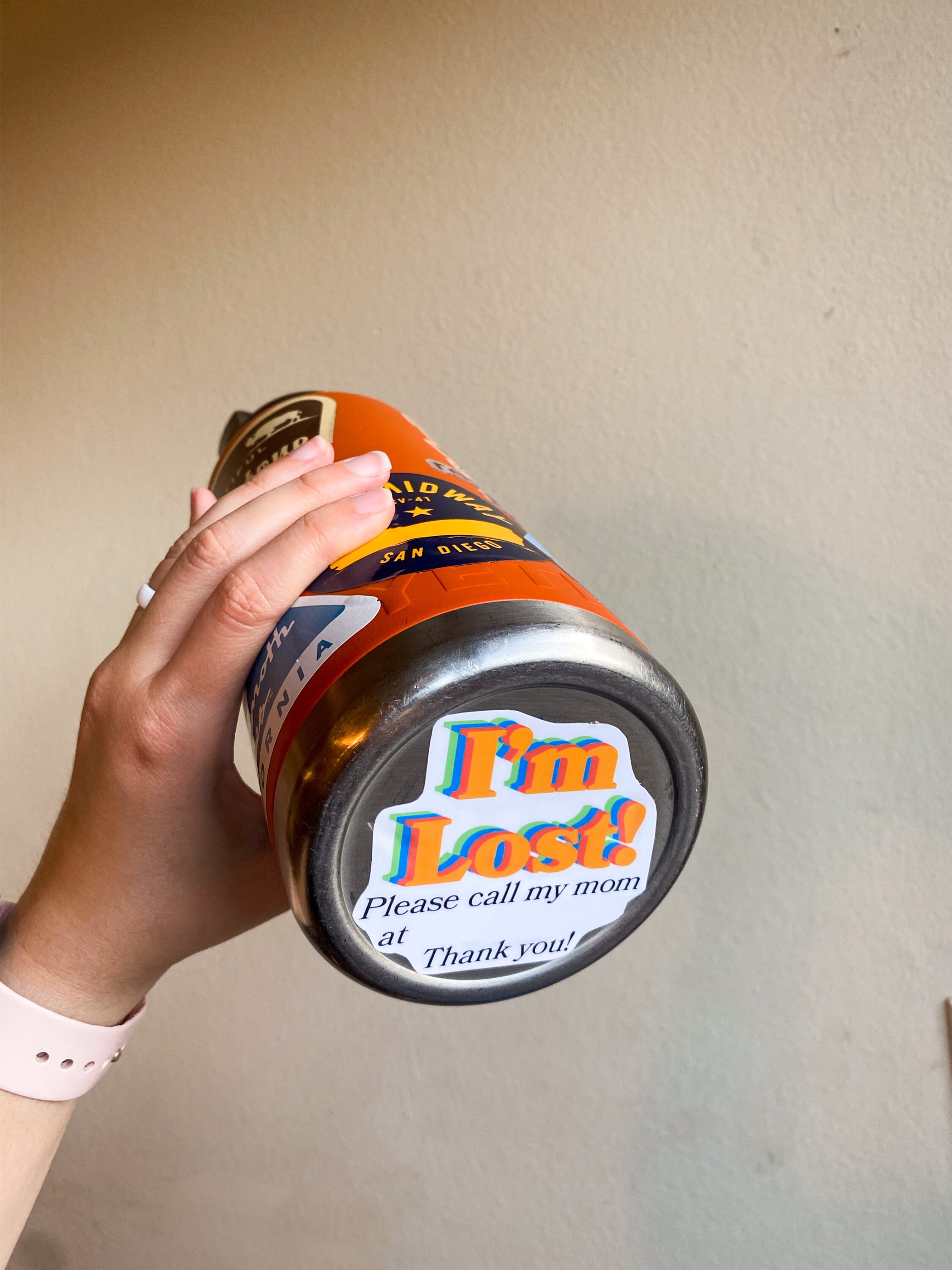 Lost and Found Water Bottle Sticker - Hydroflask Hydro Flask Yeti ...