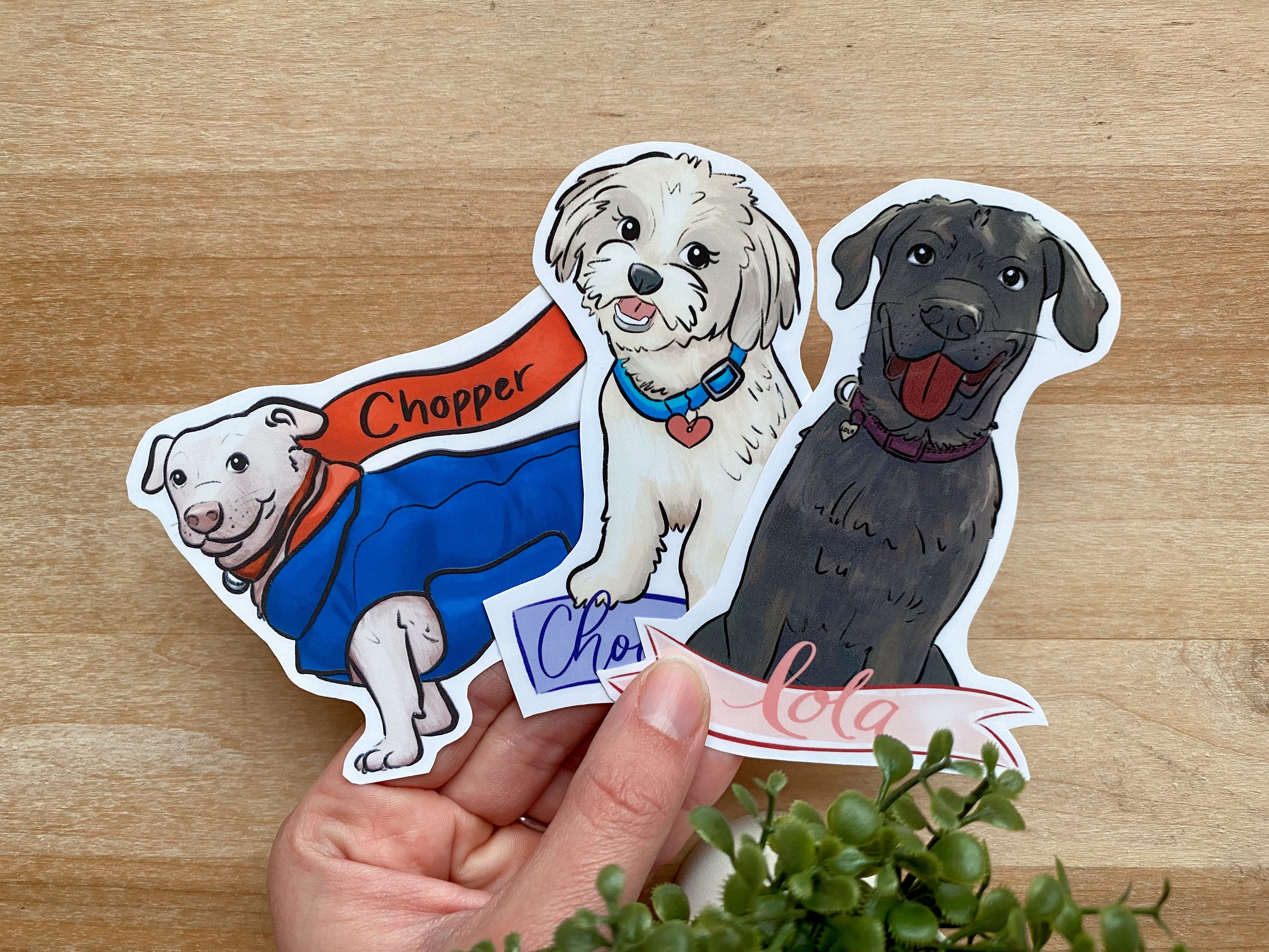 Custom Pet / Dog Sticker - Gift, Personalized, Christmas, Stocking ...