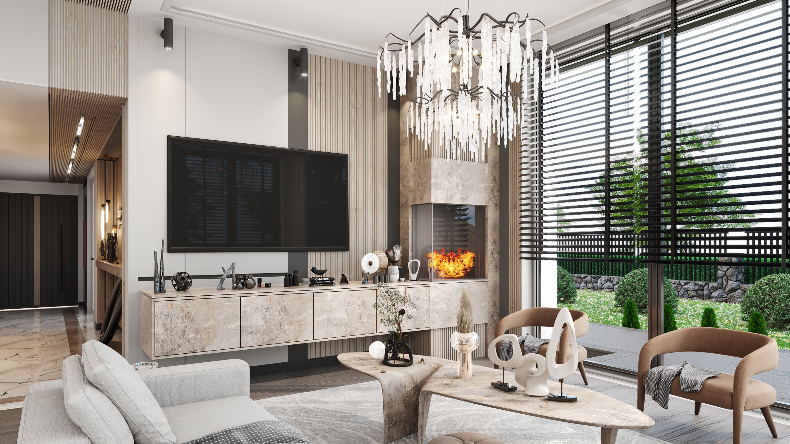 Detailed Living Room Design Customize Interior Design - Etsy