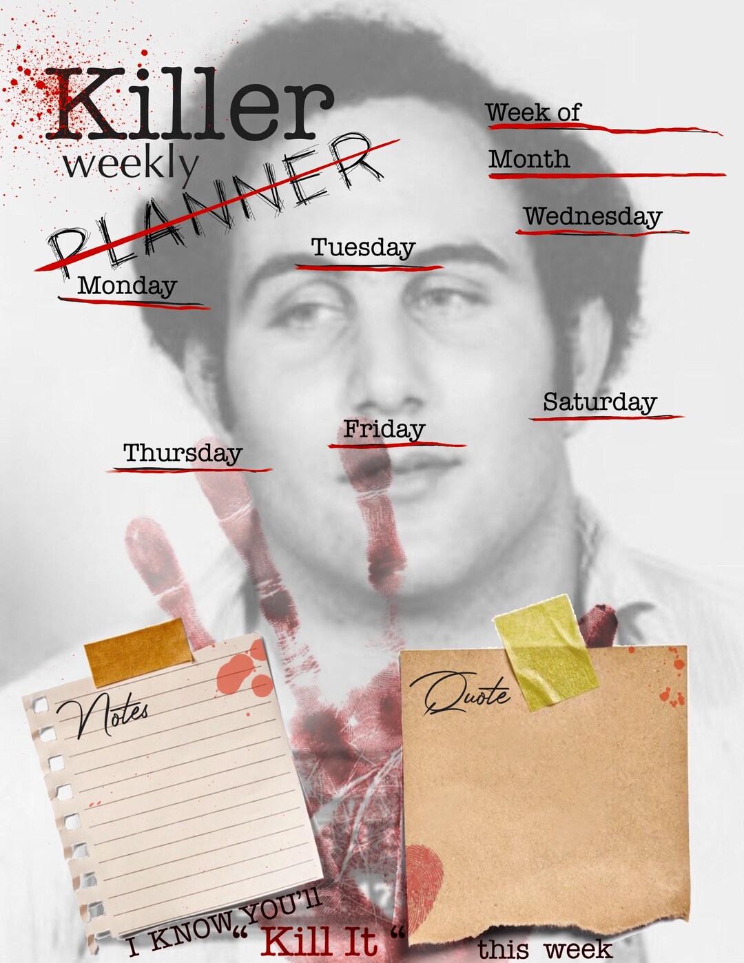 Killer Planner, Dave… Something Different - Etsy
