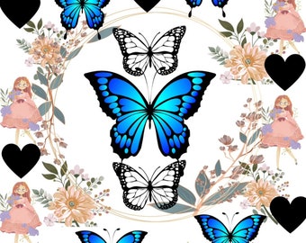 Happiness is A Butterfly Oil Painting Nancy Noel Art Print - Etsy