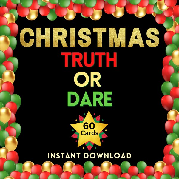 Truth or Dare Christmas - Etsy