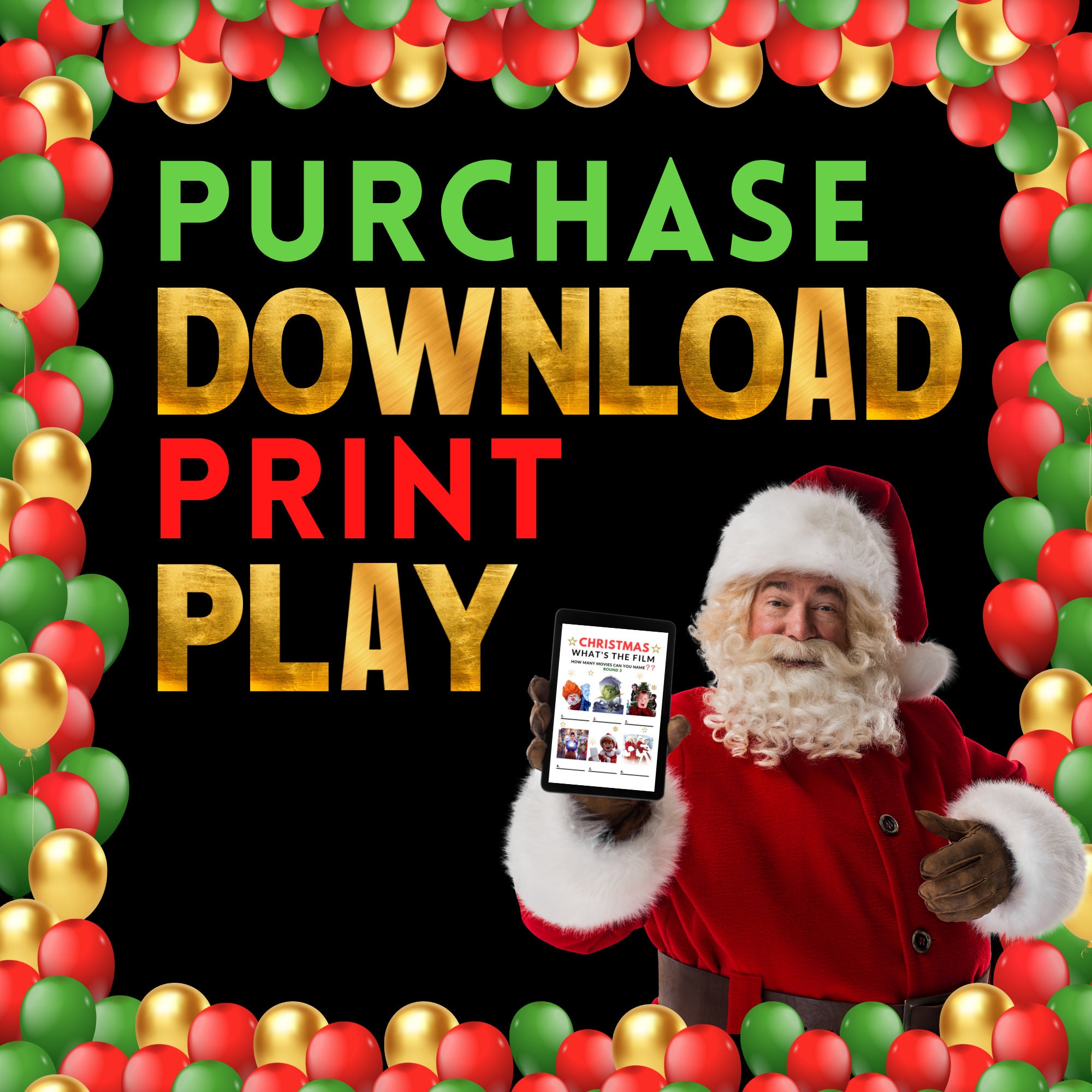 Christmas Party Games, Christmas Game Bundle, Christmas Printable Games ...