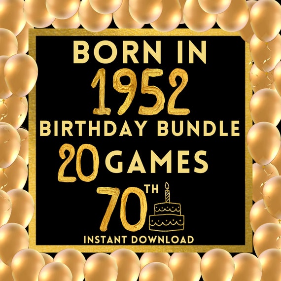 Party Supplies Party Favors & Games Party Games Printable Games 1952 ...