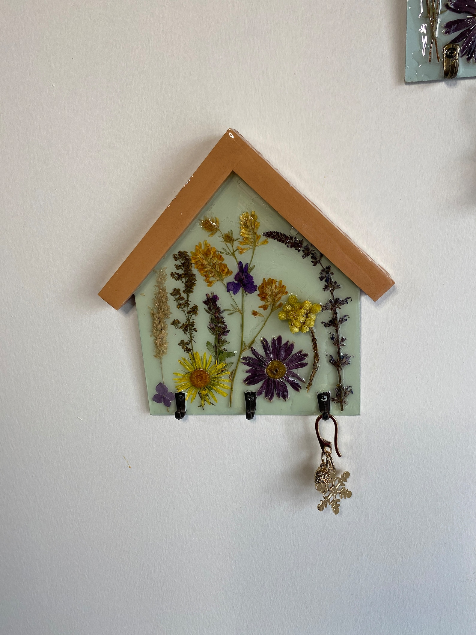Flower Key Holder, Frame Key Holder, House Shaped Key Holder, Keychain ...
