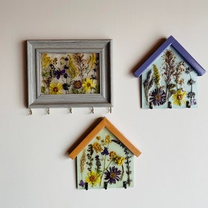 Flower Key Holder, Frame Key Holder, House Shaped Key Holder, Keychain ...