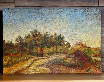 Vincent Van Gogh Artist Oil Painting Canvas Signed Stamped Handmade ...