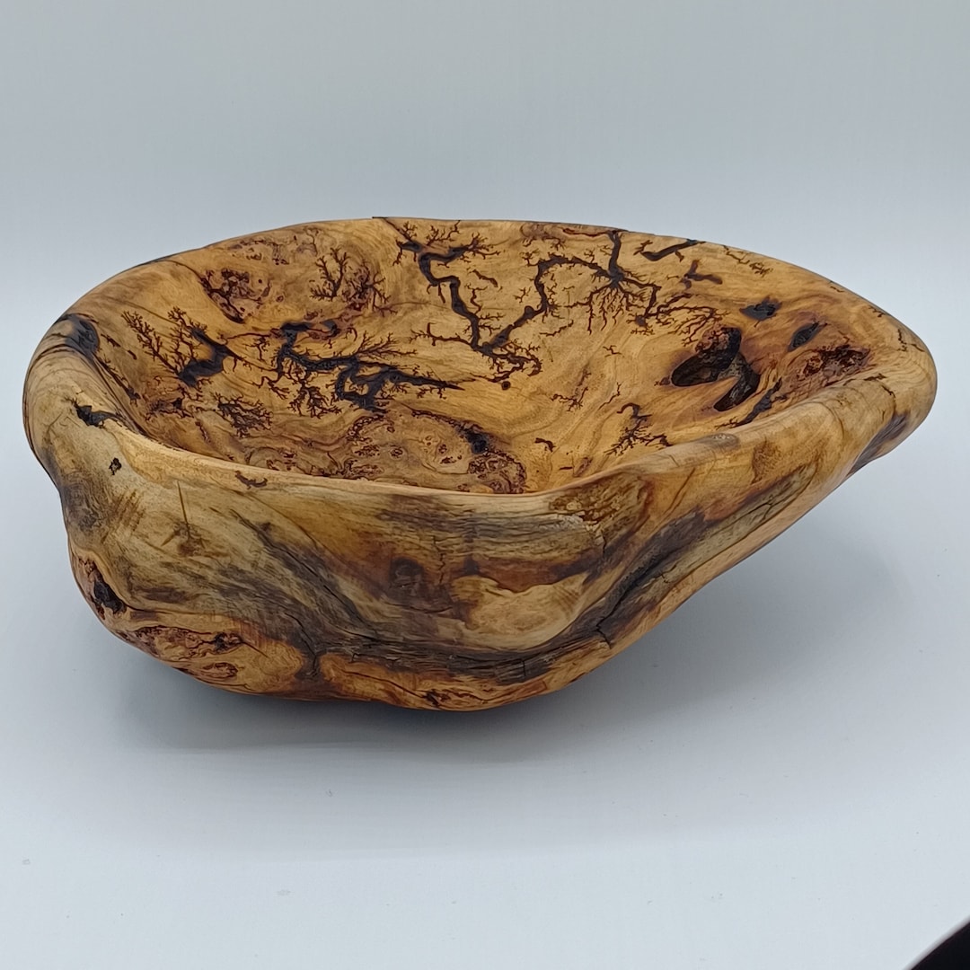Hand Carved Aspen Burl Bowl, Rustic Bowl, Organic Kitchen Decor, Burl ...
