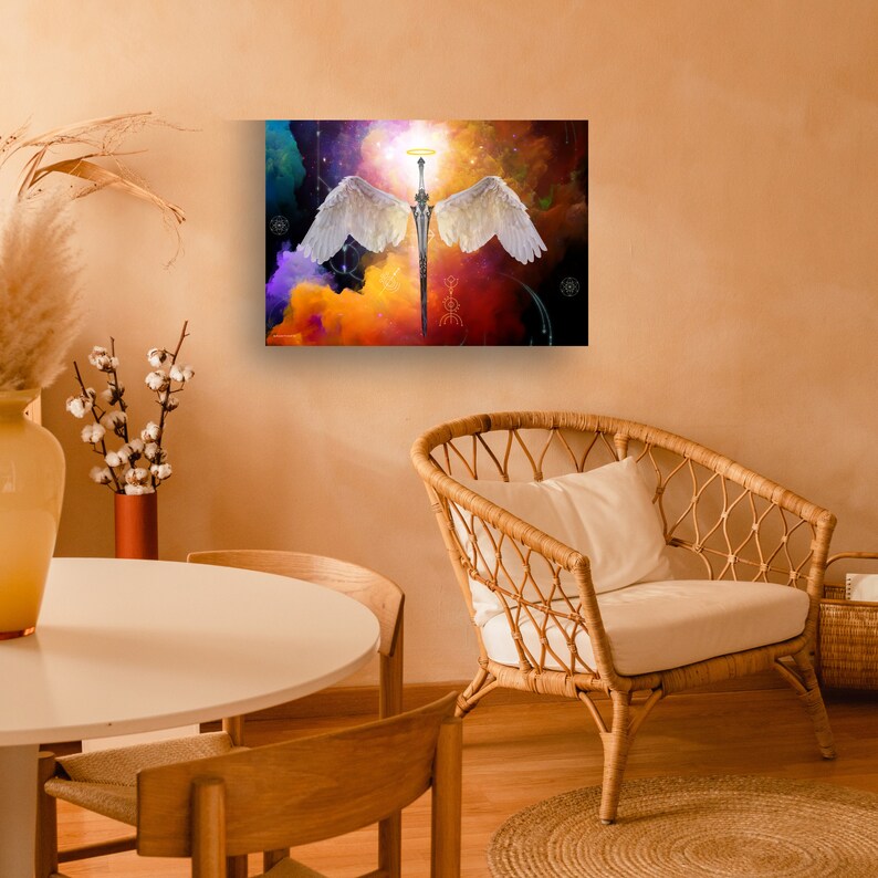 Sword of Truth Sacred Geometry Light Language Art, Archangel Michael's ...