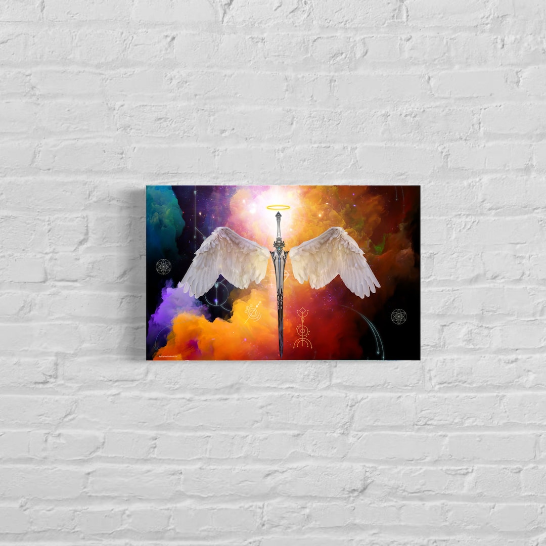 Sword of Truth Sacred Geometry Light Language Art, Archangel Michael's ...