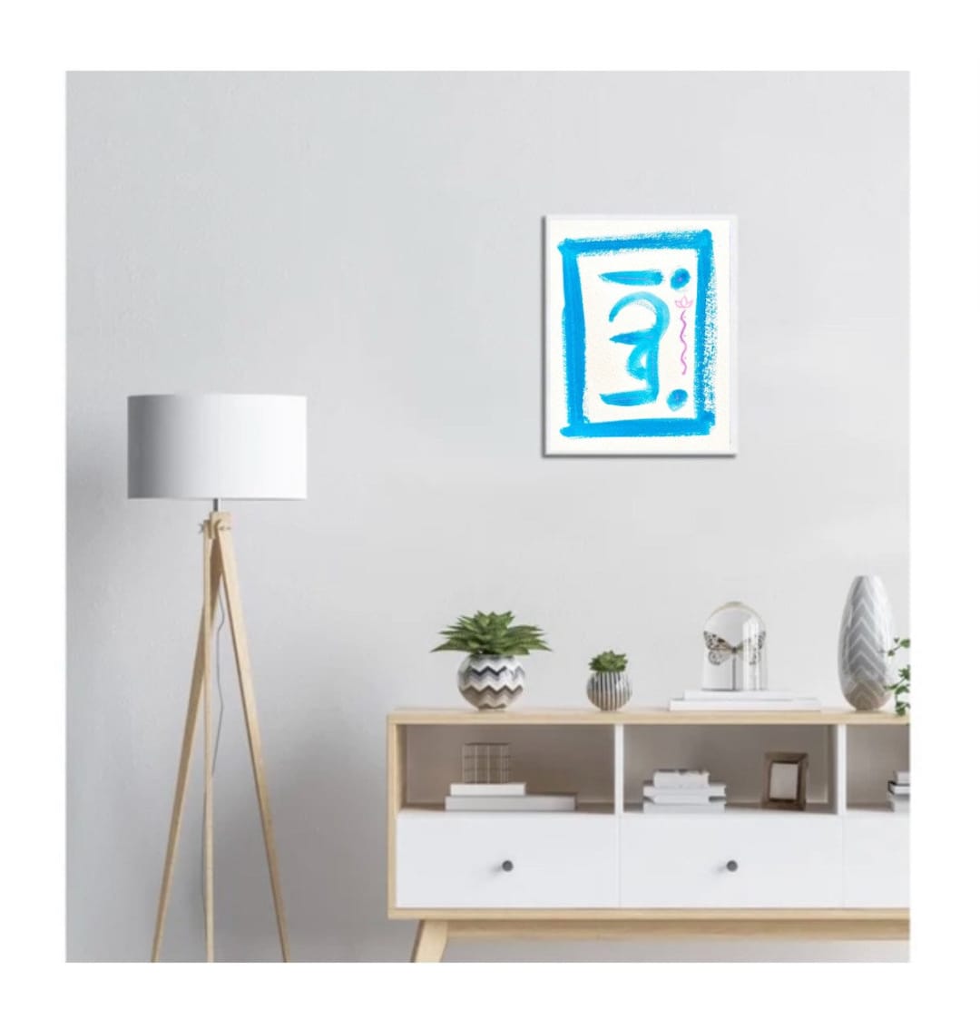 Hand Painted Divine Voice Light Language Painting With Lotus Flower ...