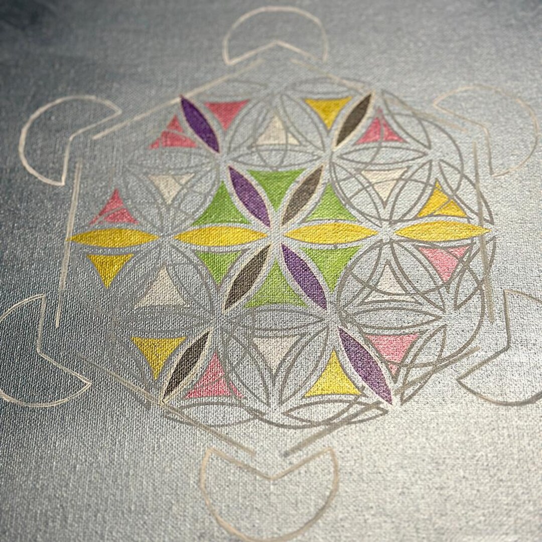 Handmade Sacred Soul Geometry Mandala, Soul Energy Mandala, Discover ...