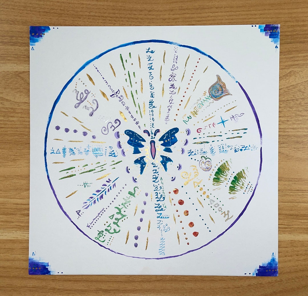 Empowerment Mandala Self Love Mandala Art Personalized - Etsy