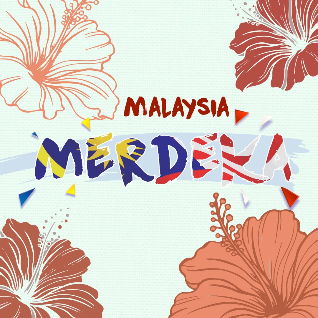 Malaysia Merdeka Independence Day Vector Illustration - Etsy