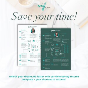 Infographic Creative Resume - Etsy