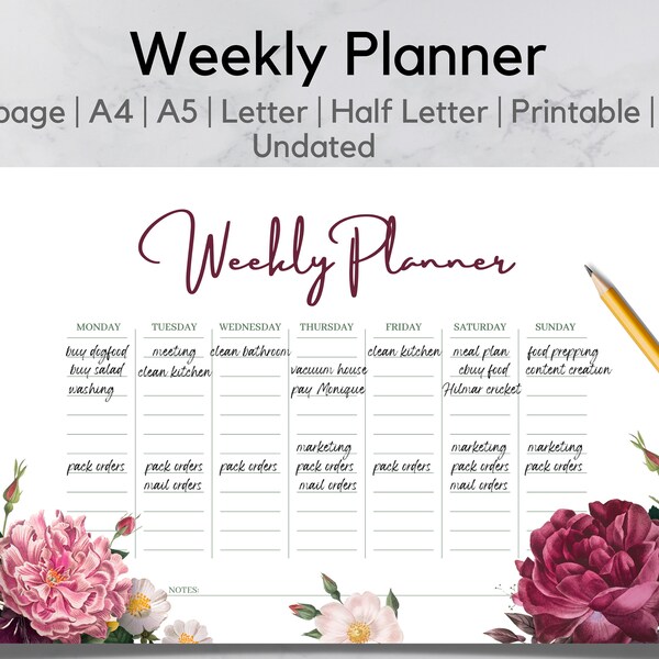 Happy Planner Desk Pad Png - Etsy