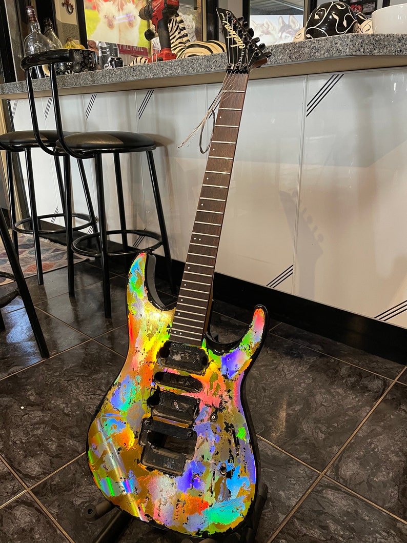 Kramer Style Guitar Holoflash Holographic Hot Foil - Etsy