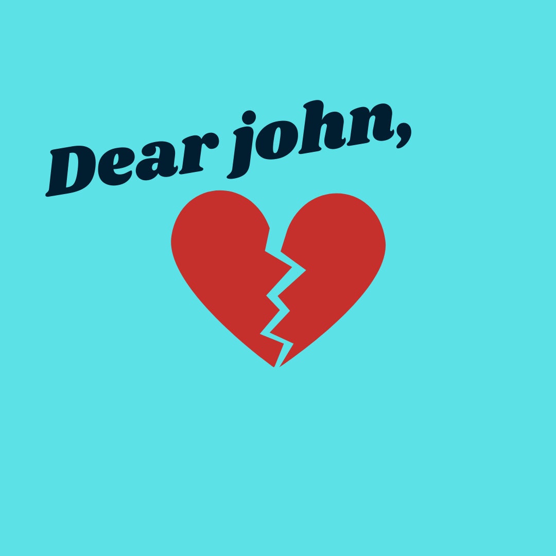 Dear John Letter - Customization Available - Etsy