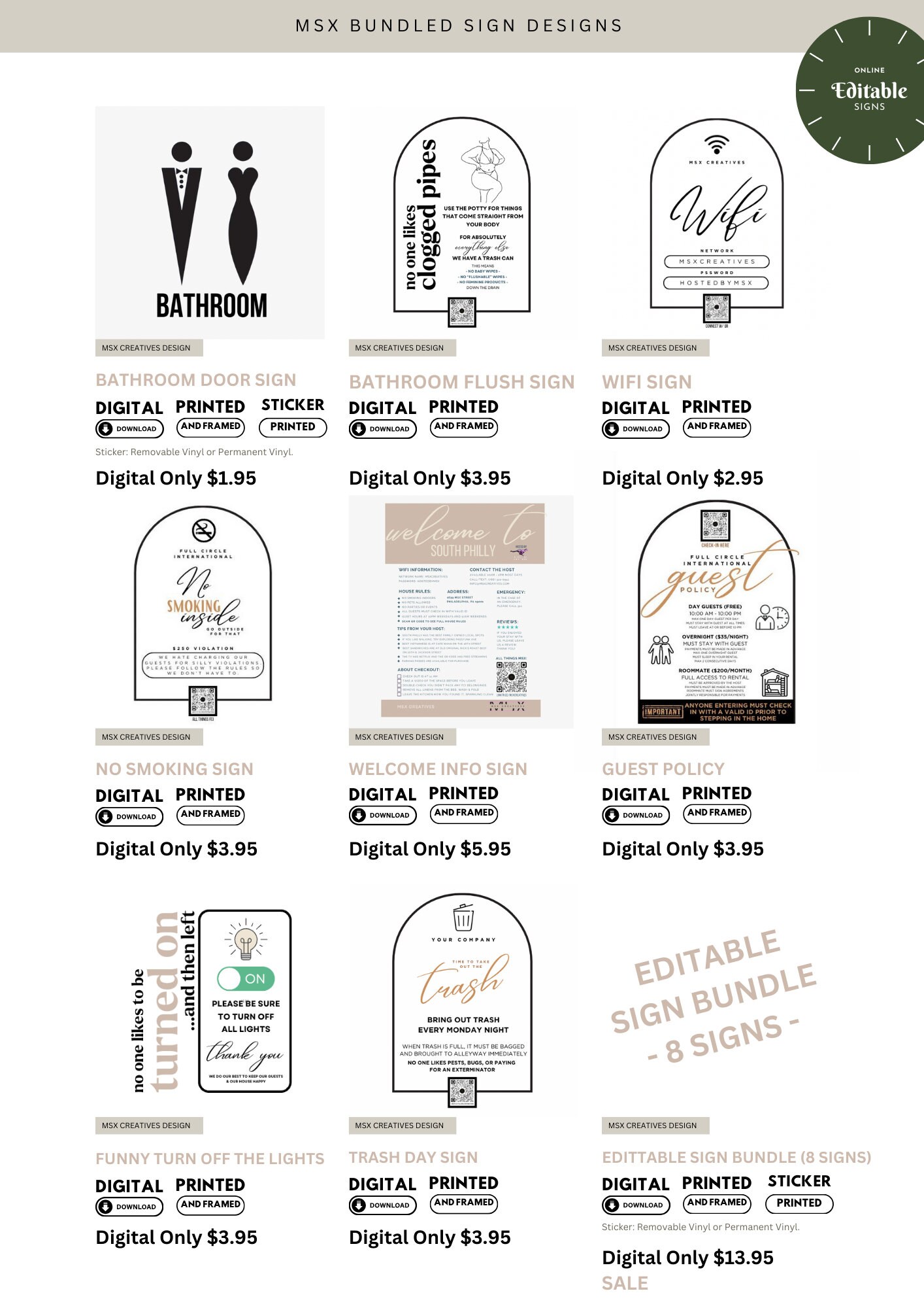 No Smoking Sign, Smoking Violation Sign, Airbnb No Smoking Sign, Short ...