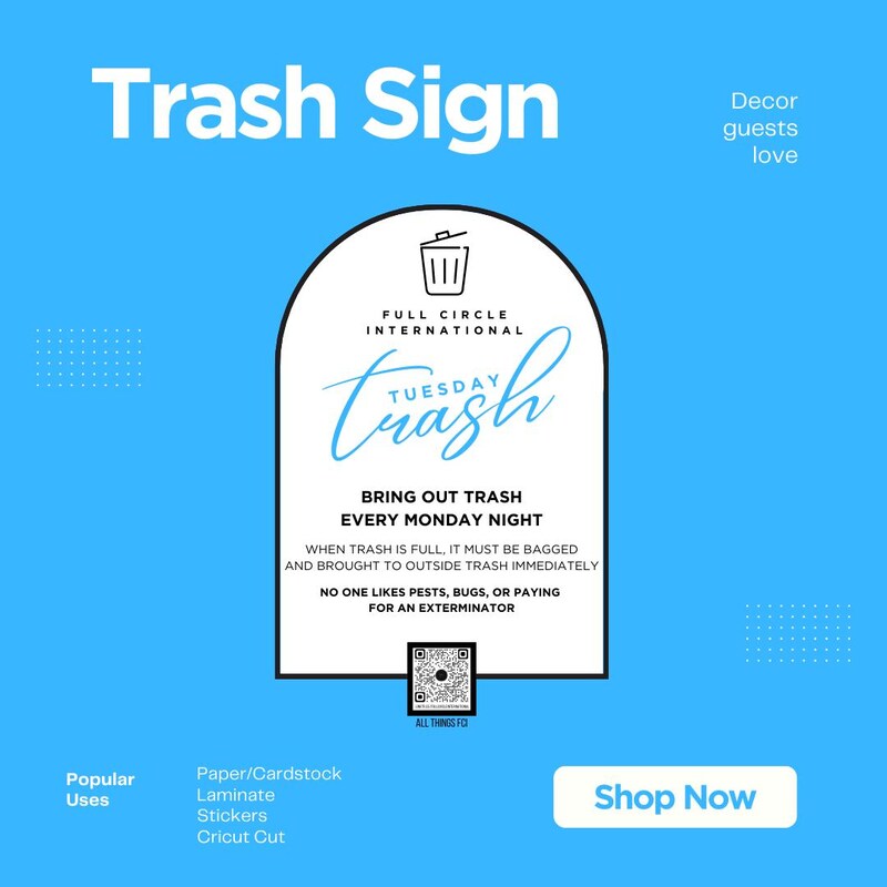 Signs Take Trash - Etsy