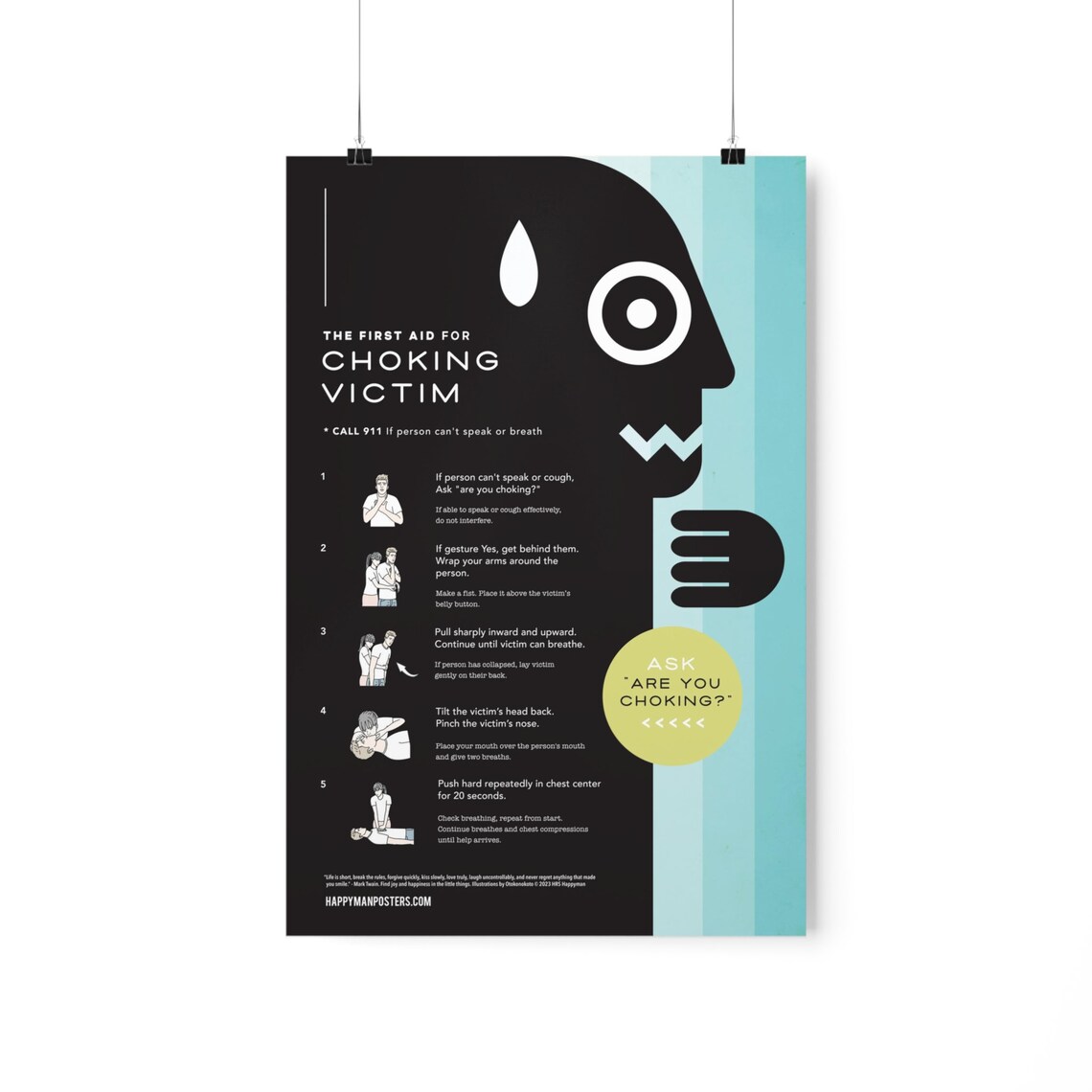 Choking Victim Poster Modern Choking Poster Choking First - Etsy