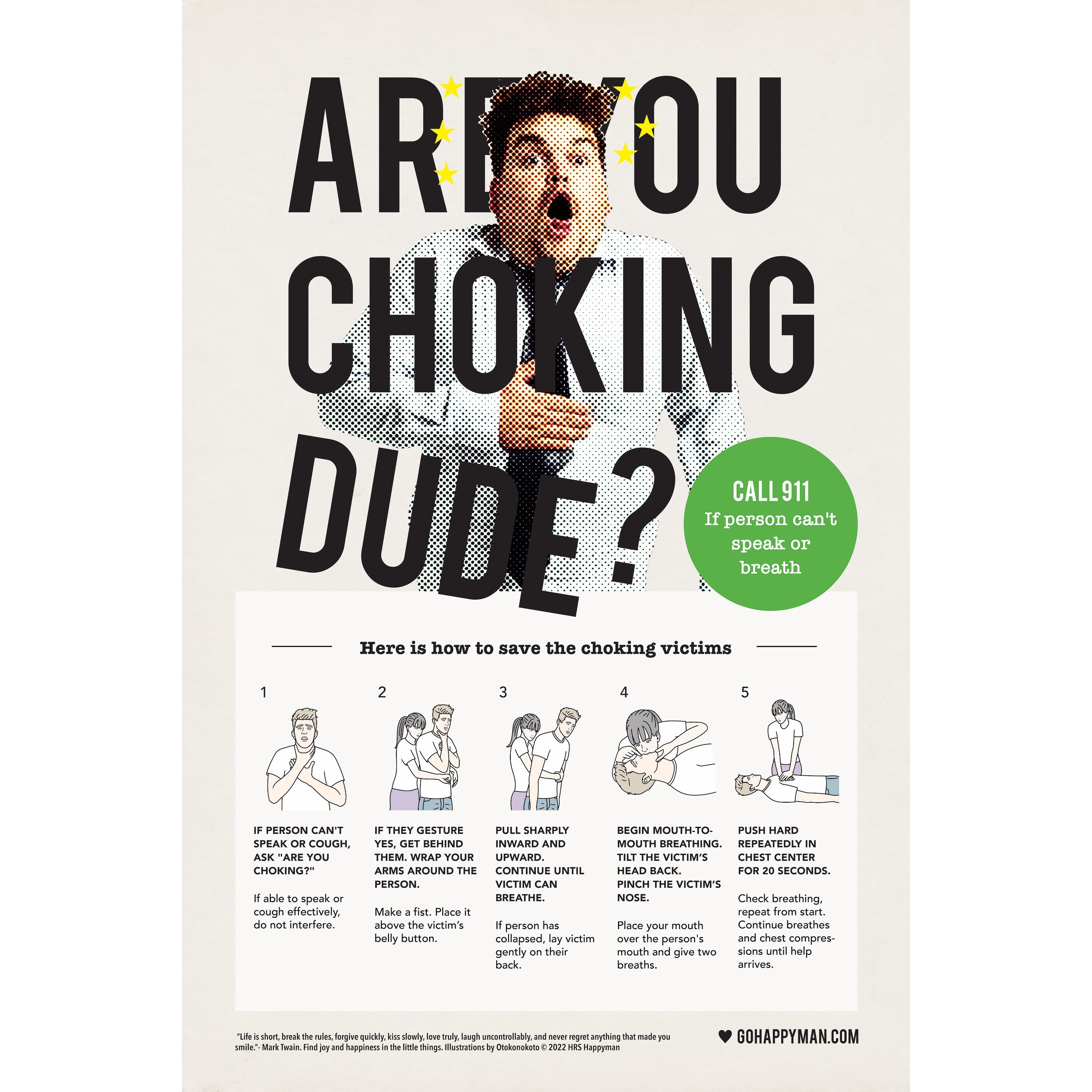 Choking Victim Poster Modern Choking Poster Choking First - Etsy