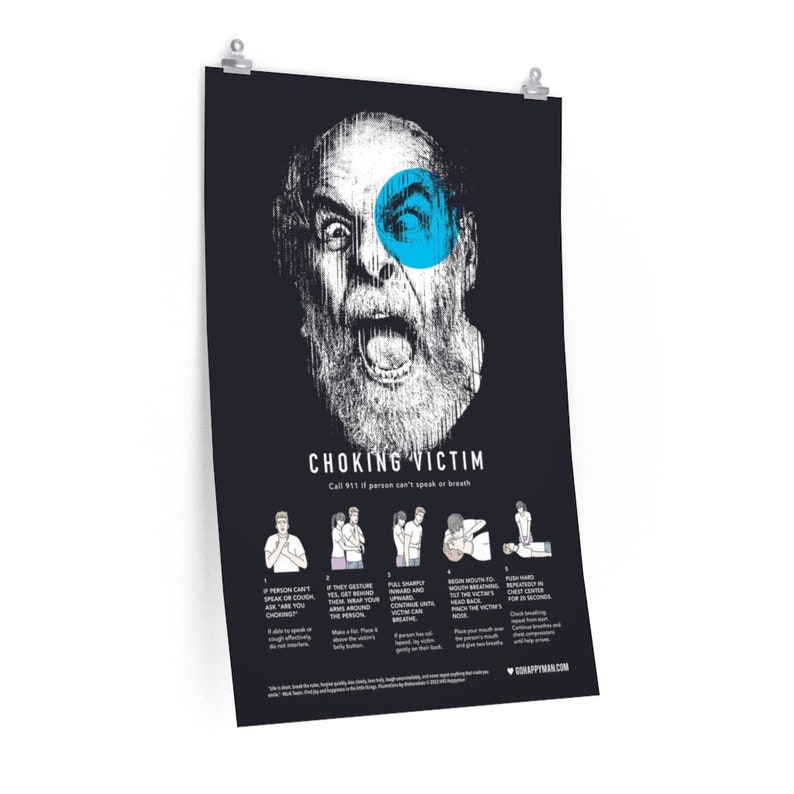 Choking Victim Poster Dive-bar Choking Poster Choking First - Etsy