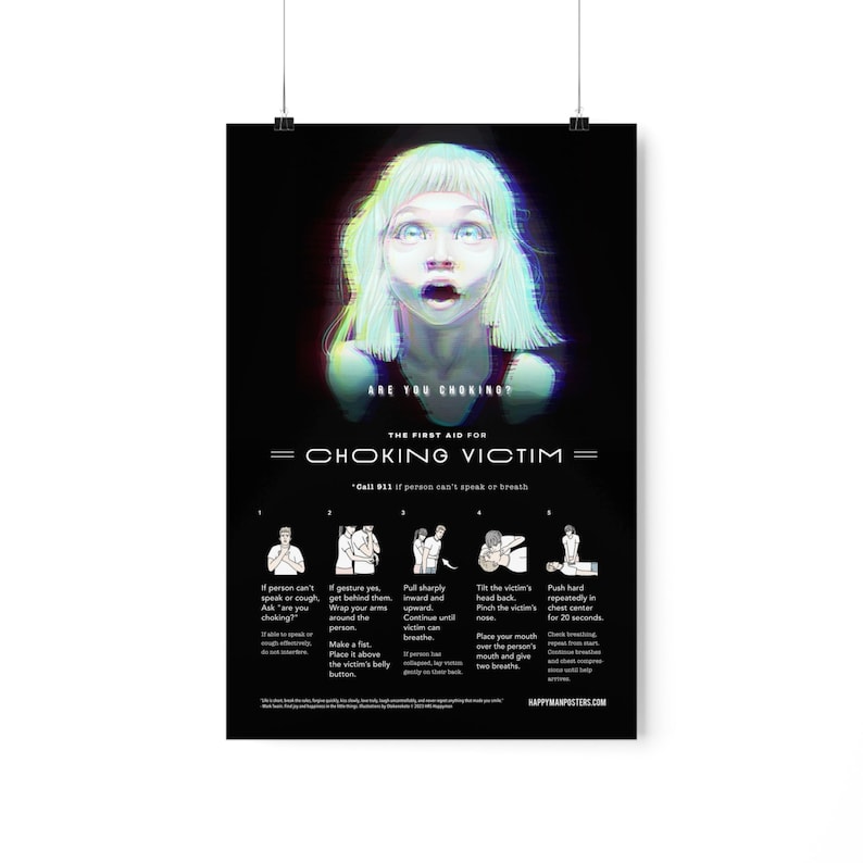 Choking Victim Poster Japanese Lofi Choking Poster Choking - Etsy
