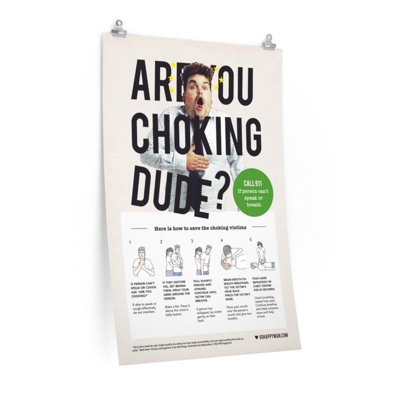 Choking Victim Poster Modern Choking Poster Choking First - Etsy